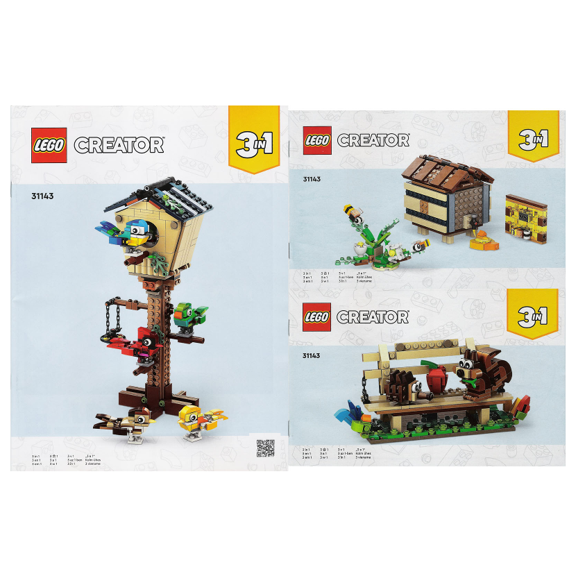LEGO Creator 3v1 31143 Ptačí budka
