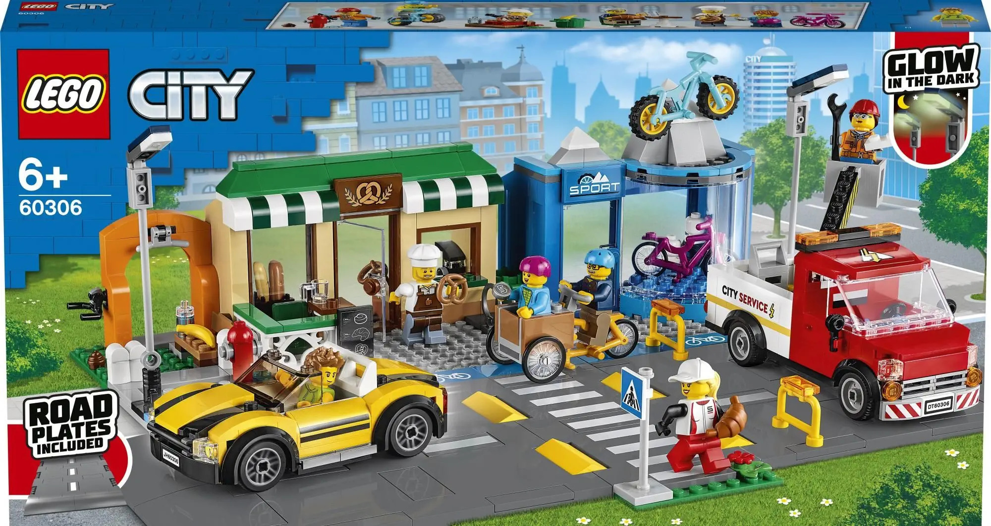 LEGO City 60306 Ulice s obchůdky
